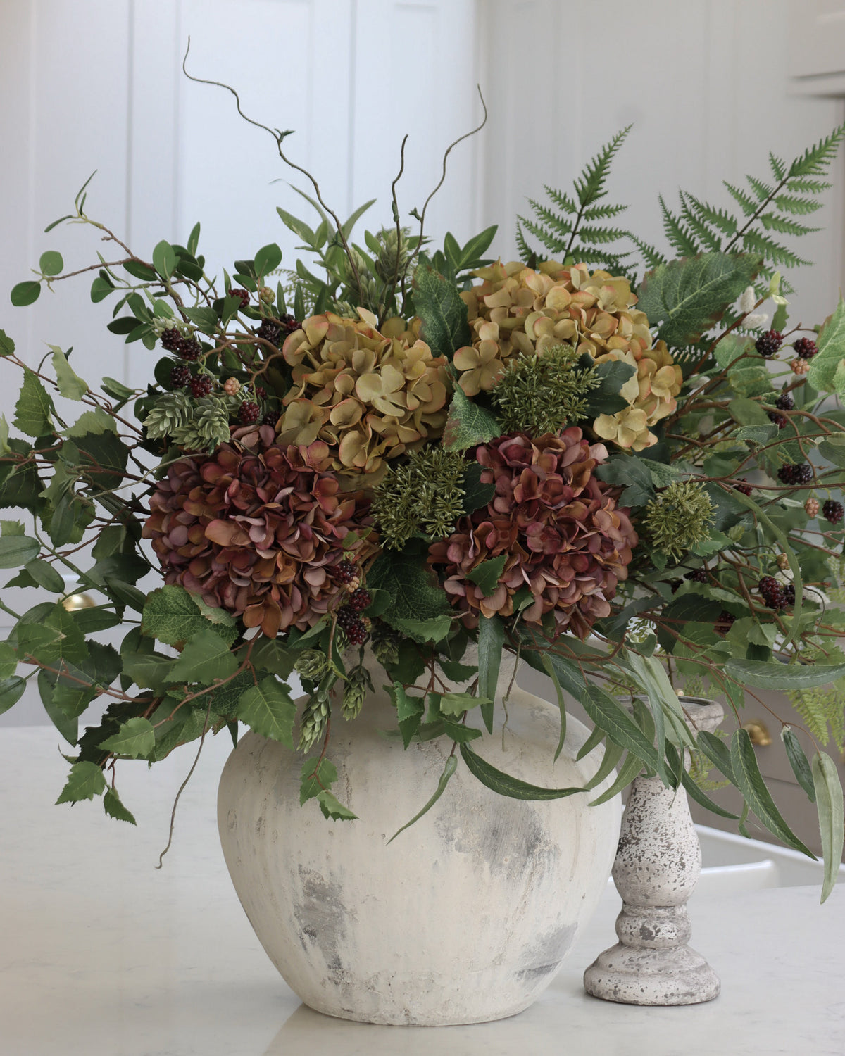 Abbey Wood - Faux Flower Arrangement | Everbloom London